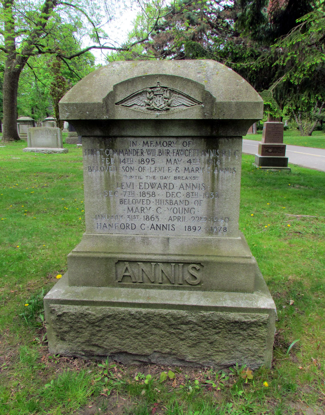 Un exemple de courage : le lieutenant Wilbur Fawcett Annis - Article de ...