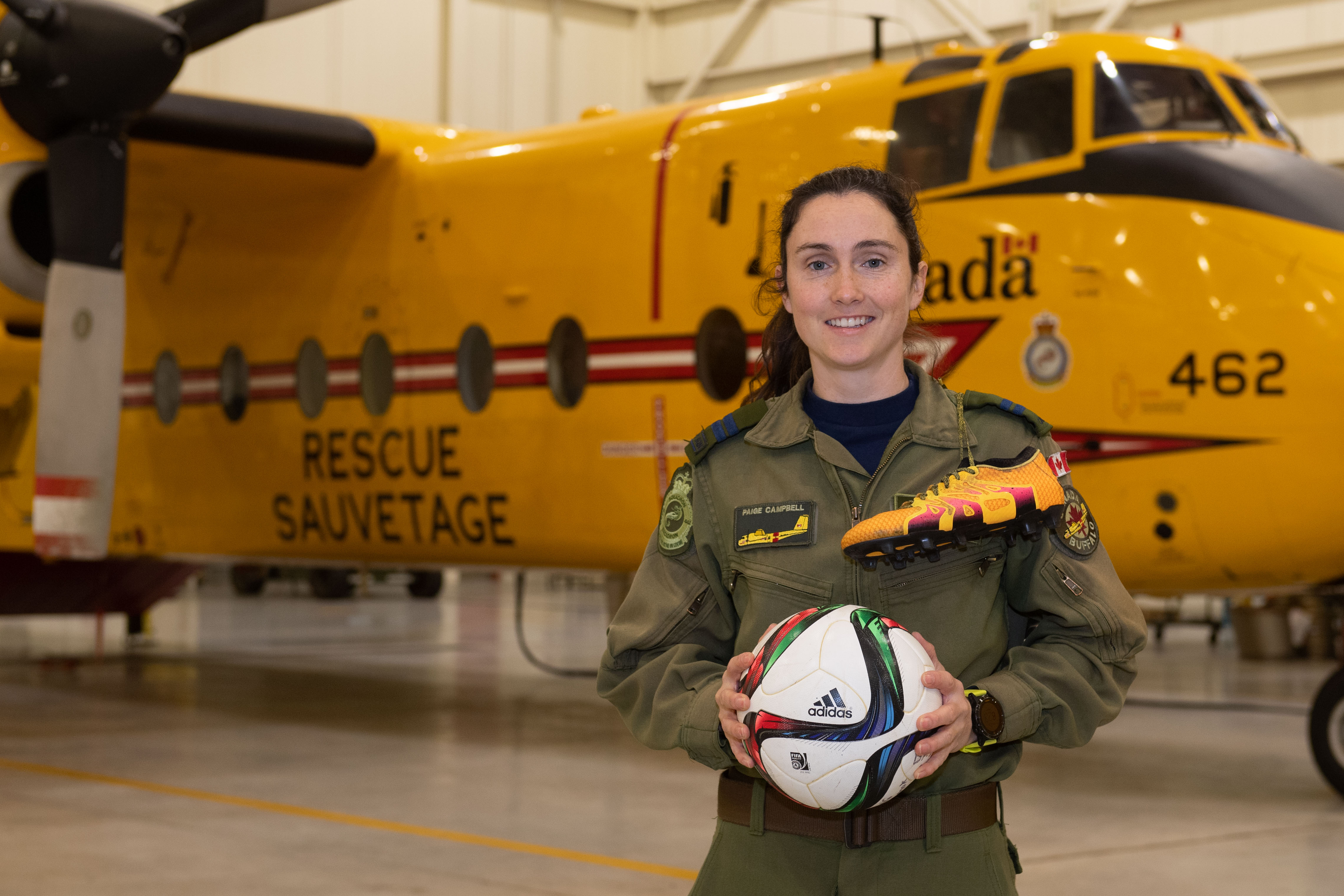 Captain Paige Campbell, RCAF Female Athlete of the Year, goes far ...