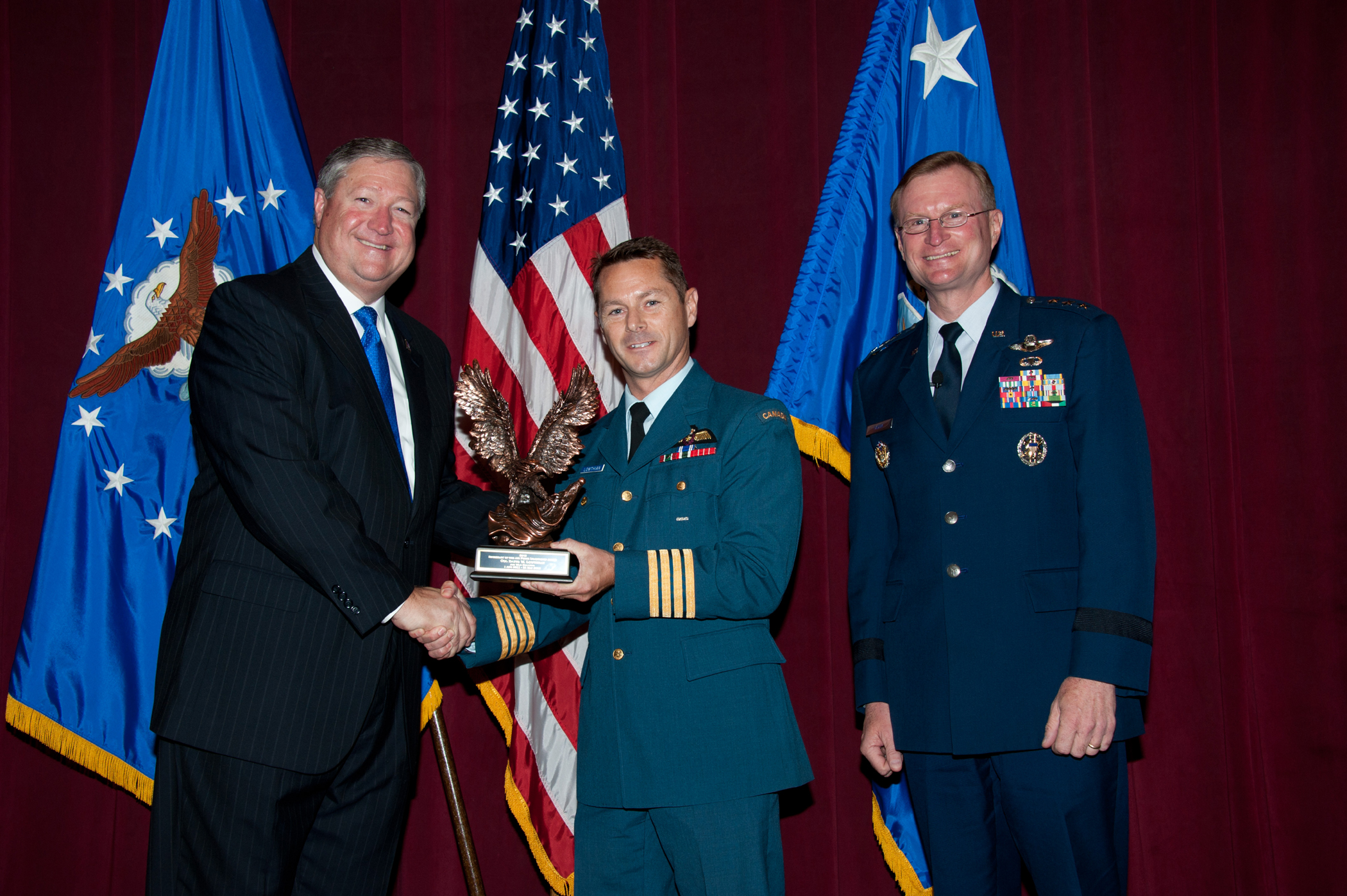 RCAF officer first international recipient of American leadership award ...