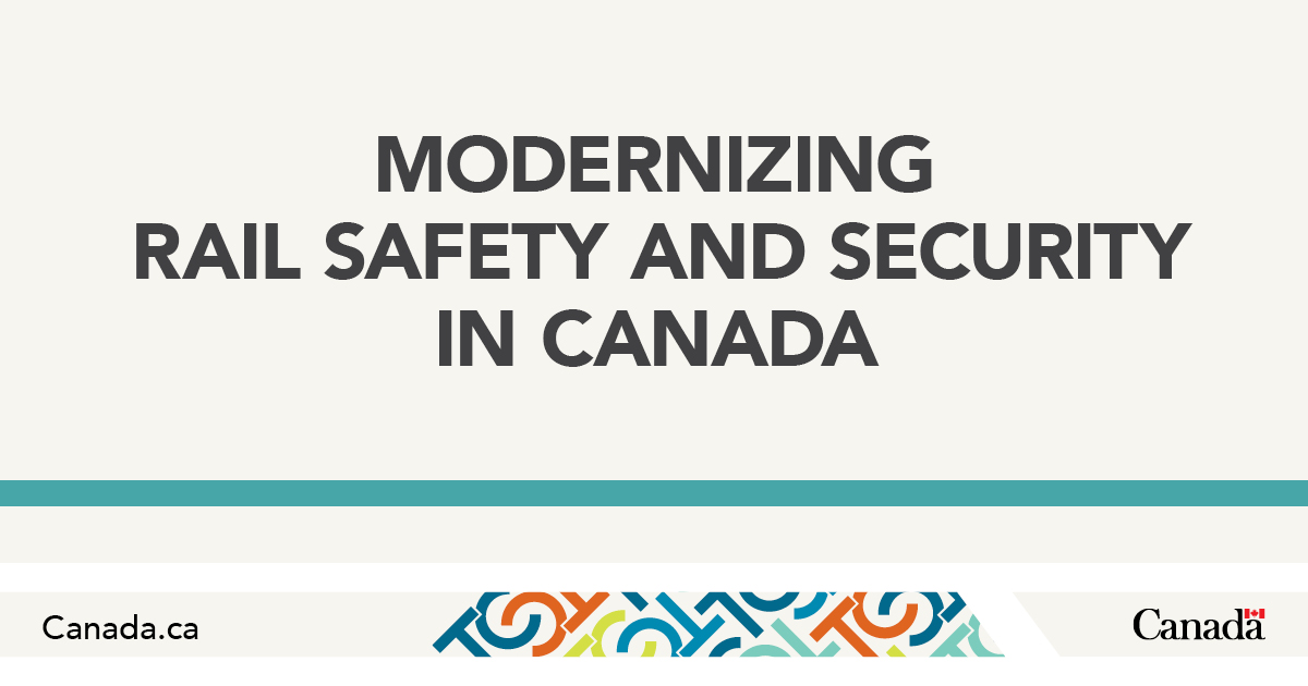 Government of Canada invests over $100 million to modernize rail safety ...