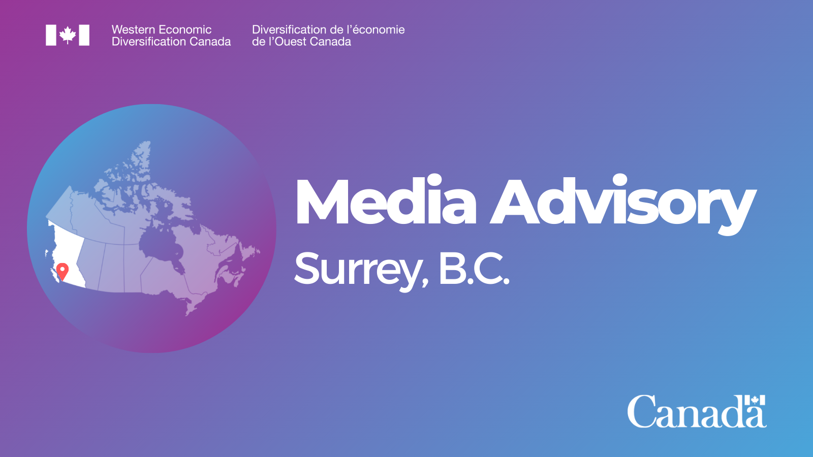 Government of Canada to announce details of the new Regional ...